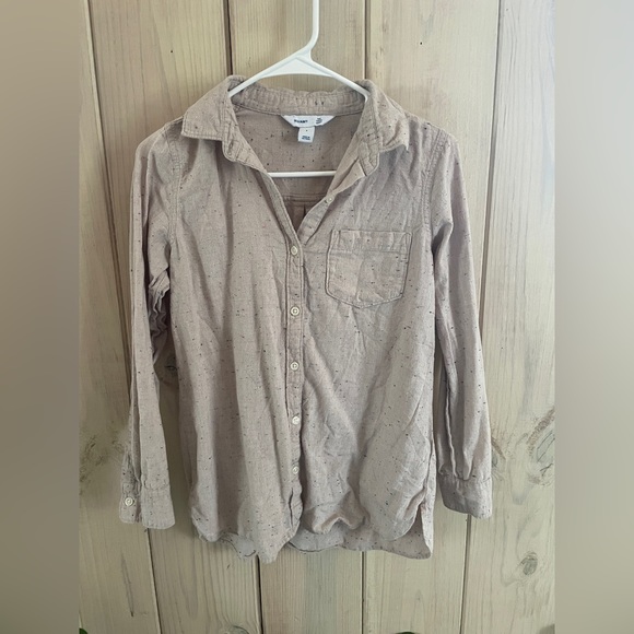 Old Navy | Tops | Linen Light Pinkish Button Down | Poshmark
